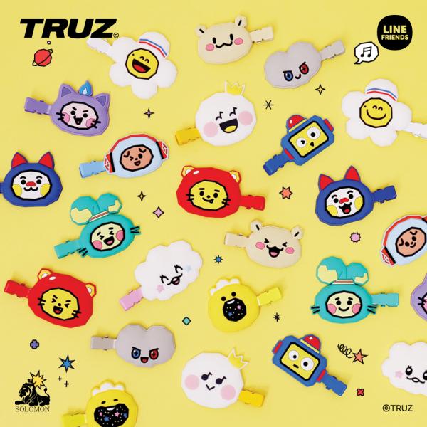 ●商品名：TRUZ公式前髪クリップ●キャラクター : CHILLI, ROMY, YOCHI, BONBON, MATETSU, LAWOO, HIKUN, YE-DEE, SOM, RURU, WOOPY, PODONG●サイズ：画像をご...