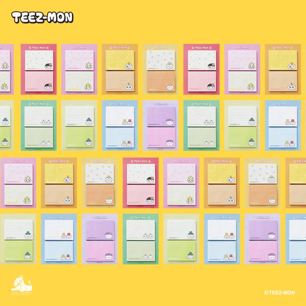 【発売日：2023年07月19日】●商品名：TEEZ-MON 付箋メモ●キャラクター：HANAMON WINKLEMON ZZANGMON MONNY YONGGAMON IKEMON TUTUMON JJONGMON●サイズ：約 W70×...