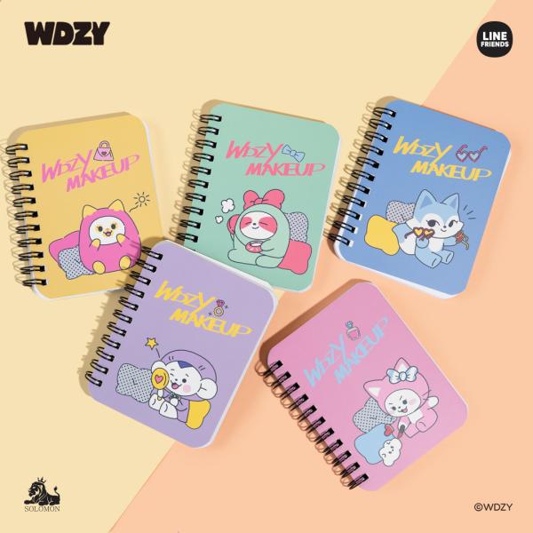 ●商品名：WDZY リングノート●キャラクター : HATT , LYA , TUK, CHUNG-EE, CABBIT●サイズ：約 90 x 105 (mm)ページ数：60枚●素材：紙●製造国：中国●使用可能年齢：満15歳以上●お問い合わ...