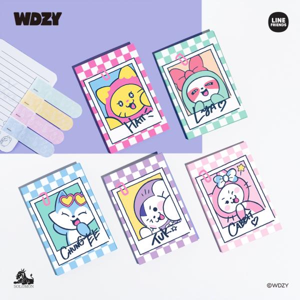 ●商品名：WDZY 付箋メモ●キャラクター : HATT , LYA , TUK, CHUNG-EE, CABBIT●サイズ：約 106 x 148 (mm)●素材：紙●製造国：中国●発売日： 2022/03/06※ご注意素材の特性上、特有...