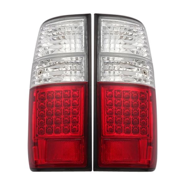 ・DEPO製 LEDテールランプ(クリア/レッド)左右・トヨタ ランドクルーザー 80系小物送料全国一律(北海道/九州/沖縄/離島は除く)