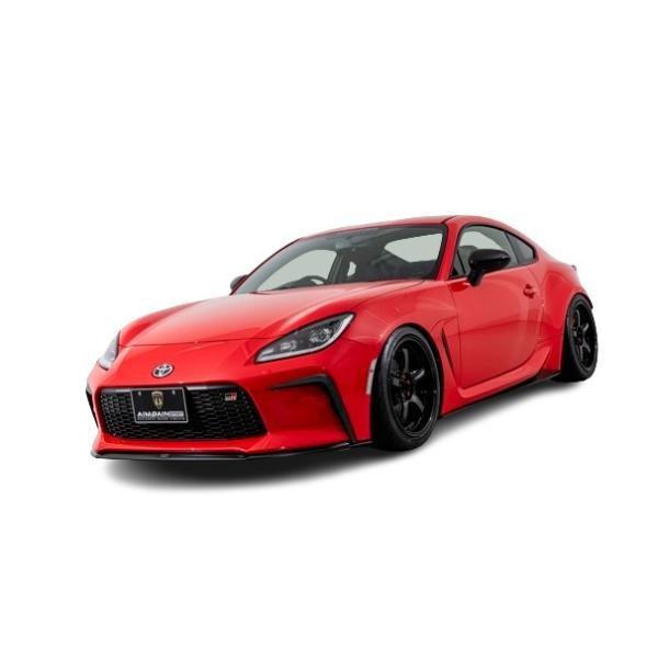 フロントスポイラー(地上高：オリジナルより中央部 約15mmダウン/横部 約10mmダウン）【メーカー】AIMGAIN SPORT ( エイムゲイン )【素材】新品 / FRP ( 未塗装 )【対応車種】TOYOTA | GR 86【型式】...