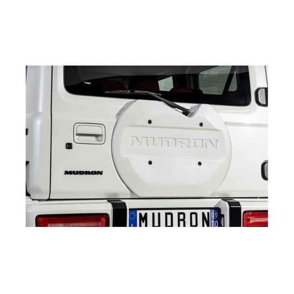 ・スペアタイアレスゲートカバー※ワイパー付仕様、ワイパーレス仕様から要選択材質：FRP【メーカー】AIMGAIN MUDRON GT ワイドフェンダー ( エイムゲイン )【素材】新品 / FRP ( 未塗装 )【対応車種】SUZUKI |...