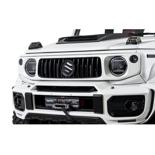 3　フロントグリル type1※純正ウィンカー使用、エンブレム別売 (77811-65J00-0PG)【メーカー】AIMGAIN MUDRON GT-X ワイドフェンダー ( エイムゲイン )【素材】新品 / FRP ( 未塗装 )【対応車...