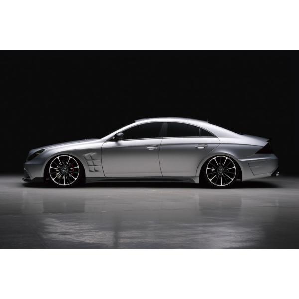 WALD / SPORTS-LINE BlackBison EditionMercedesBenz / メルセデスベンツW219 - CLSクラスCLS350 CLS500 CLS550 -07yサイドステップ （FRP製 / 未塗装)完全...