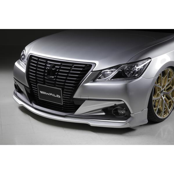WALD / SPORTS-LINETOYOTA / CROWN トヨタ / クラウン　GRS210 H24.12-H27.9FRP製 / 未塗装フロントスポイラー (ネット付属)完全受注生産の為納期 4-12週間となっております※出荷注意...