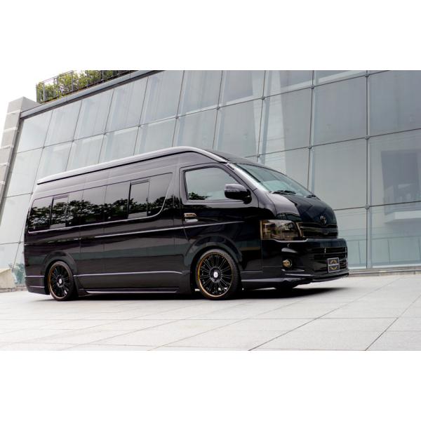 WALD / EXECUTIVE LINETOYOTA / トヨタHIACE / ハイエース - H22.7-H25.12 　ワイドスーパーロング用KDH220 TRH220 3型サイドステップ※ 片側スライド用のみ完全受注生産の為納期 4...
