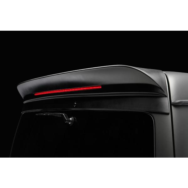 ルーフスポイラー　KDH21 / TRH21 H25.12〜　210系 4型 ワイド / ロング対応※ LEDランプ付属 / ミドル用ハイルーフお問合せ下さいWALD Executive Line (FRP製 / 未塗装) 　完全受注生産の...