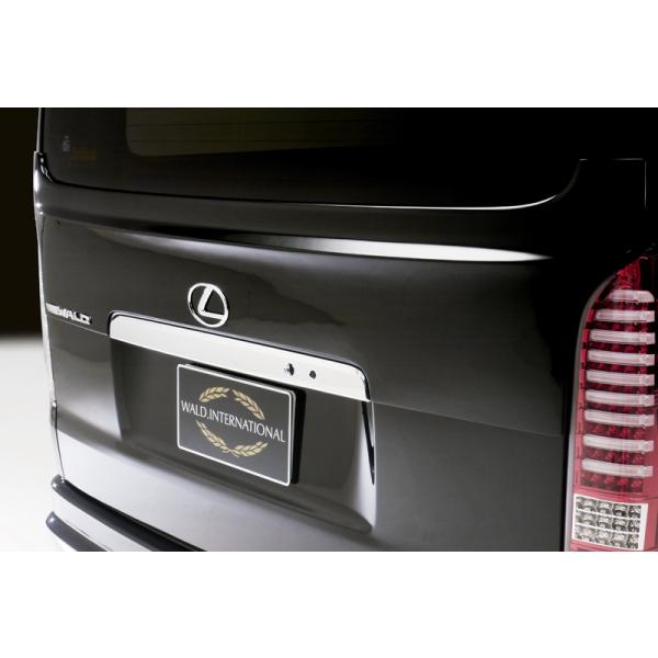 リアゲートスポイラー　H25.12〜　200系 4型 ナロー KDH/TRH20#WALD Executive Line (FRP製 / 未塗装) 　完全受注生産の為納期 4-8週間となっております※出荷注意事項※個人宅配送不可品ディーラー...