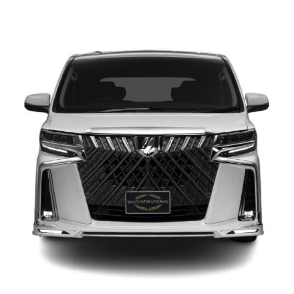 WALD EXECUTIVE LINETOYOTA / トヨタ 30系 後期 ALPHARD アルファード S / SC / SR グレードH29.12〜R5.6AYH30W AGH/GGH3#W未塗装・ フロントグリル ABS製 素地※メ...