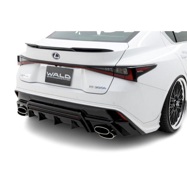 WALD SPORTS LINE 未塗装LEXUS / レクサス 30IS F-SPORT　R2.11~ASE / AVE / GSE　30 / 31 / 35IS300 IS300h IS350・ リアスカート ABS製※LEDスムージン...