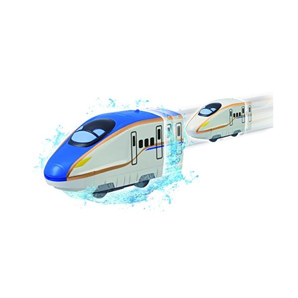 E7系北陸新幹線かがやき・E7系北陸新幹線かがやき  ・・Color:E7系北陸新幹線かがやき・対象年齢:3歳以上・対象性別:男性・お湯と氷水の温度変化で何度でも色が変わります。・おふろでもお部屋でも遊べるミニカーです。・おふろDEミニカー...