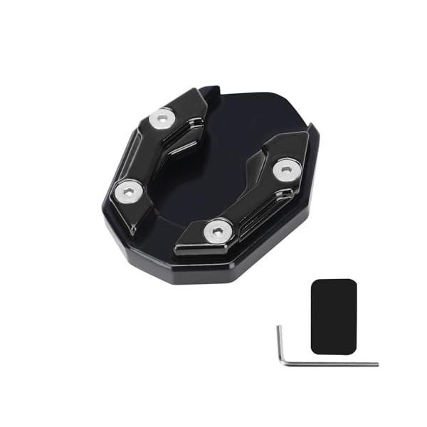 本商品は【互換品】です。国内正規品とは品質・保証・サポートが異なります。ブラック/-/-・Color:ブラック・パッケージ内容バイク スタンドプレート×1枚、六角レンチ×1本。対応車種モーターサイクルサイドスタンドプレートはDL250sx ...