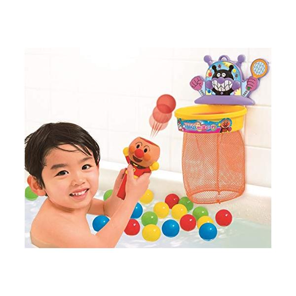 ・Multi_Color  ・・PatternName:単品・Cやなせたかし/フレーベル館・TMS・NTV・対象年齢:3才以上・アンパンマンとおふろでボール遊び・アンパンマンのシューターからボールを飛ばして、バイキンUFOのゴールをねらおう...