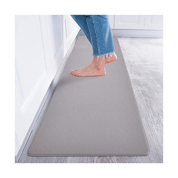 拭ける・グレー 約60×240cm ・・Color:グレーSize:約60×240cm・サイズ約 60×240×0.8cm 　素材：ポリ塩化ビニル　中材：低反発ウレタン入り・防汚はっ水加工ポリ塩化ビニル素材を使用したので、耐湿性・速乾性に優...