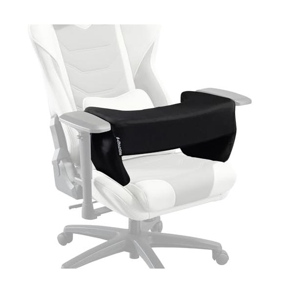 アームレスト アラウンドブラック/ワンサイズ/BAP-560S-BK・Style:アームレスト アラウンド・パッケージ個数:1・ひざ上に腕置きスペースを増築チェアからデスクまでの隙間を埋める、コの字形状の肘掛けクッションです。身体前面を囲う...