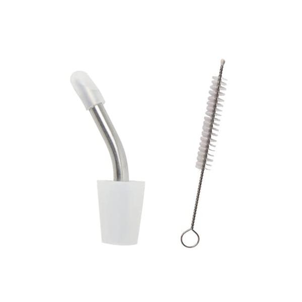 商品仕様サイズ：57*15mm、耐熱シリコン上径19mm下径14mm、重量：20g、洗浄ブラシ長さ：10 cm。：注ぎ口ゲージが14〜19mmのあらゆるタイプのアウトドア用ケトルに適した高い互換性。コンパクトで持ち運びやすい。 アウトドアで...