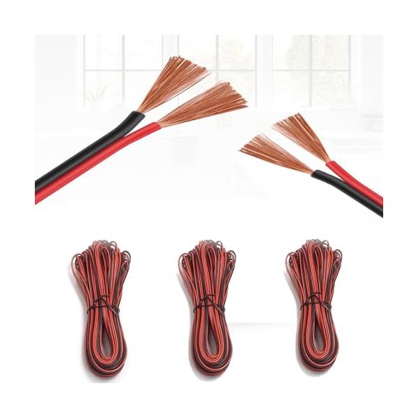 -/10M/HongHeiBingXian・Size:10M・内容：電線 10m/20m /30m 2ピン/22ゲージAWG・材質：錫メッキ銅、PVC製 難燃性、アンチエイジング、酸とアルカリ耐性と防湿機能を備えています。・製品の特徴絶縁を...