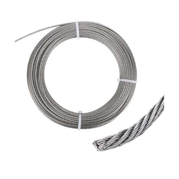 シルバー/-/ZZ20231110-0007-FBA・MaterialType:2mm*10M・製品仕様品名：ステンレスワイヤー；材質：304ステンレス鋼；直径2mm；長さ10M；使用荷重:294kg・304ステンレス鋼材質ステンレスロープ...