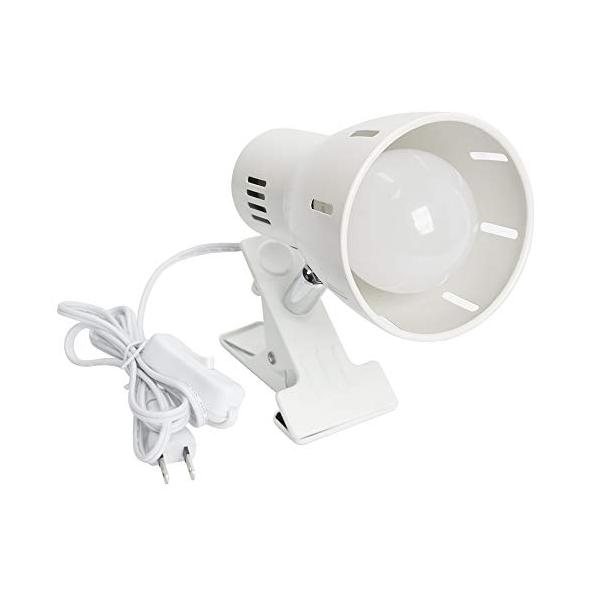 ・ホワイト クリップライト 9W昼光色電球付き 白 JD-9W-LB-W・・Size:クリップライト 9W昼光色電球付き 白・仕様本体器具素材：鉄　電源コード：約1.5m カラー：ブラック 付属LED電球消費電力:9W 色温度:約6500K...