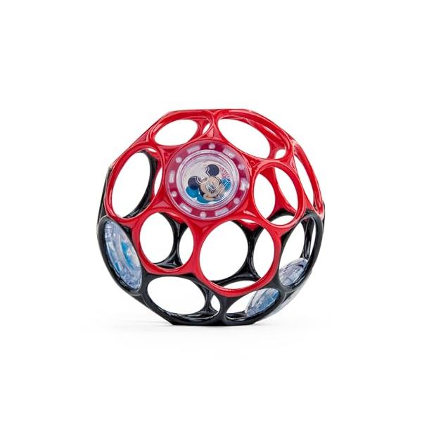 ミッキーマウスレッド/-/10102・Color:レッドStyle:ミッキーマウス・ディズニーキャラクターをイメージしたベビー用ボール。・新生児から使える、ソフトで柔軟なおもちゃ。BPAフリーでなめても安心。・中に入っている鮮やかなビーズが...