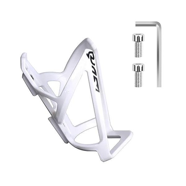 ・ホワイト  ・・Color:ホワイト・材質：高品質のPE素材で作られたボトルケージは、超軽量、耐摩耗性が良い、スクラブ表面で、色褪せしないです。・簡単装着：自転車ハンドルに固定用ねじで締めつけるだけの簡単装着、自転車を傷つけません。インス...