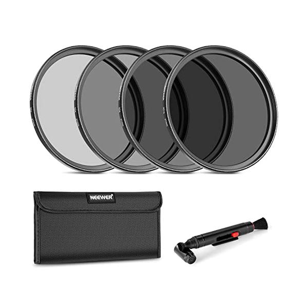 -/67mm/10089684・Size:67mm・パッケージ個数:1・NDフィルターセットこのキットには、4つの減光フィルター ND2/ND4/ND8/ND16、レンズクリーニングペン、クリーニングクロス、およびフィルターポーチが含まれて...