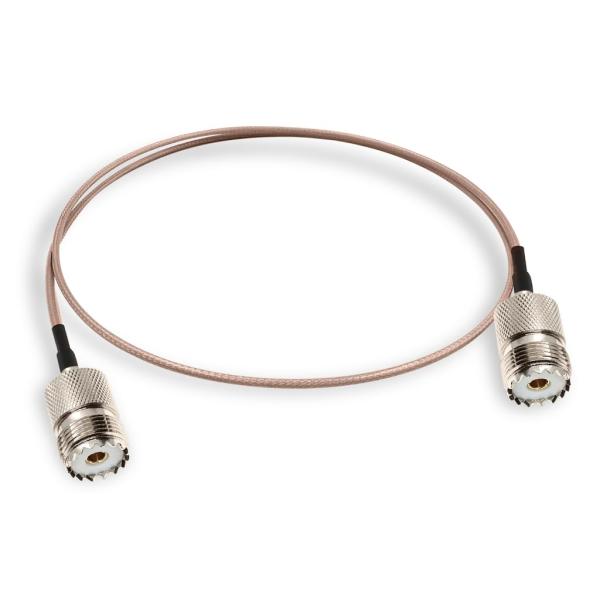 製品タイプ両端Ｍ型メス・製品仕様直径：2.4mm |絶縁体：テフロン|インピーダンス：50Ω|使用温度範囲：−55℃〜＋200℃|長さ:50cm・パッケージ内容1本MJ-MJ 50cmケーブル・材質UHFジャック：ニッケルメタル。純真鍮で信...