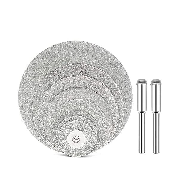 10本組・グレー  ・10本ダイヤモンドカッターの用途：切削加工用に理想的ダイヤモンドソーブレード、高速かつ精密研磨研磨を可能とします。直接にディスクグラインダーとチップソー研磨機などに取り付けだけです。・材質：ダイヤモン、刃が流暢切粉で素...