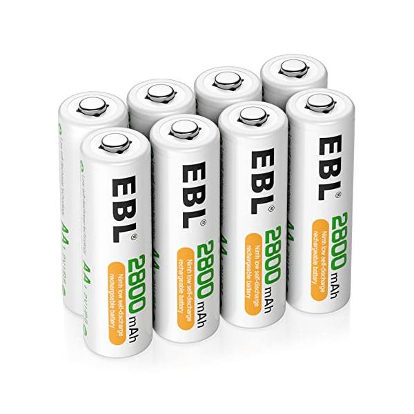 単3形電池・ 大容量なので、普通よりちょっと太い AA2750＊8個・・Style:単3形電池・サイズ:単三電池 充電式 電圧:1.2V 容量:2800mAh・入り数:8本入り 寸法:約Φ15.5×51.5mm・くり返し約1200回使えるの...