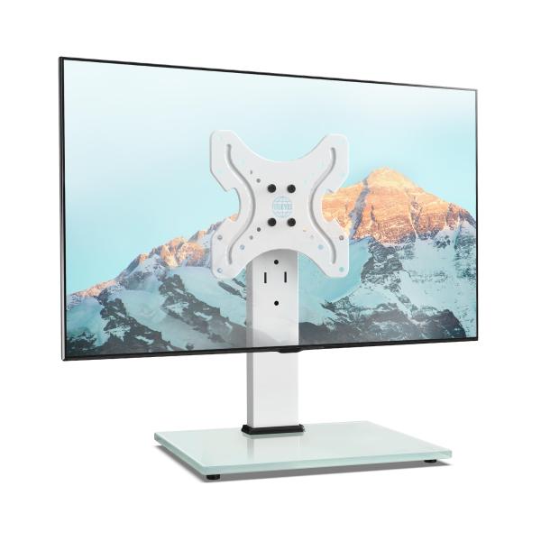 ・ホワイト  TT104002GW-J・・Color:ホワイト・首振り＆高さ調整±45°回転可能なラック、3段調整フック、高さが368mm−488mm調整可能・対応VESA75*75/100*100/200*100/200*200mm（10...