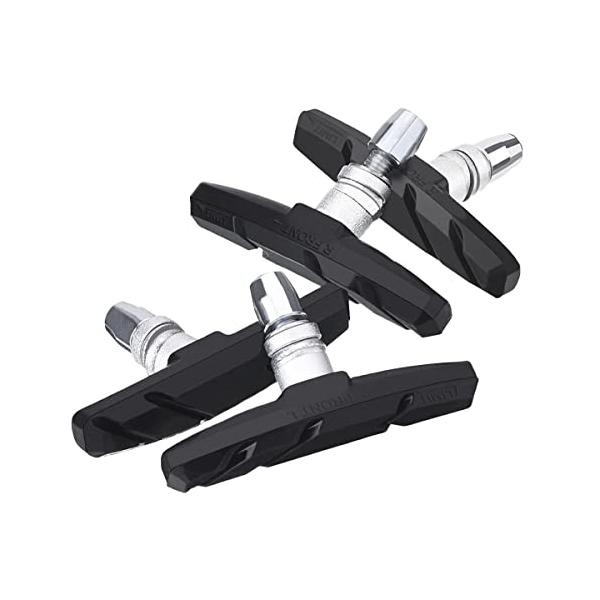 ブラック　黒/フリー/-・ブレーキのキーキー音、利きが悪くてヒヤッとした瞬間はありませんか。 ブレーキパッドを交換すれば静音、安全快適な乗り心地へ。 4個セットでナット付属、前後左右の車輪をまとめて交換できます。・全天候対応型、雨の日対策も...