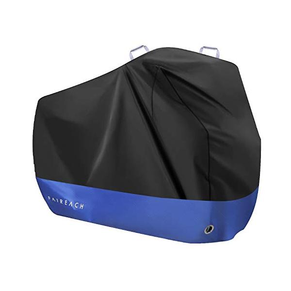 ブラック・ブルー/-/CZB・Shape:210D ブラックとブルー・ほとんどのバイクに適しています：78.7L x 43.3W x 27.6Hインチ（200x110x70 cm）の寸法は、ほとんどのマウンテンバイク、ロードバイク、電動バイ...