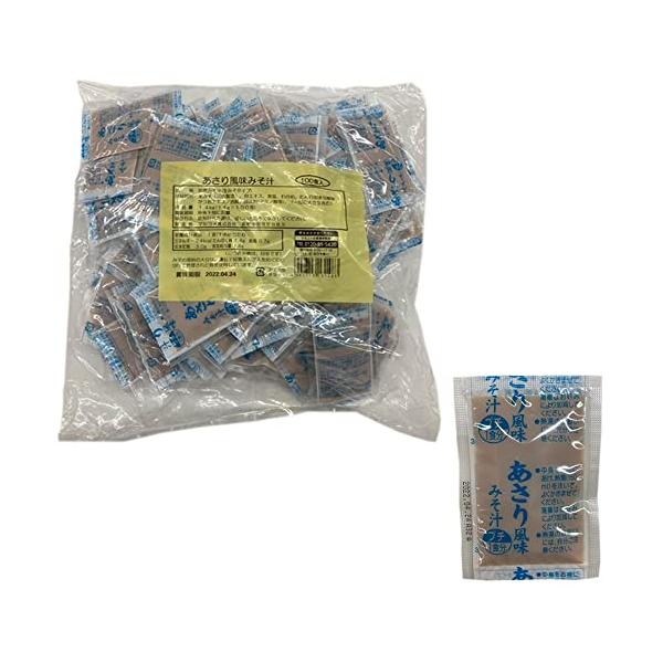 ・ 100食 x 1 ・・FlavorName:あさりSize:100食 x 1・内容量100食・商品特徴淡色系の米みそをあさりエキス、かつおだしで調味加工したあさり風味の即席生みそ汁。・ポーションタイプ具材がみそに練りこまれていて、お湯を...