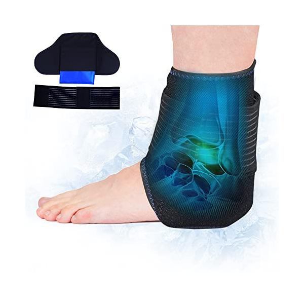 ジェルバッグ*1個・足首など用 足首など用 ・・Color:足首など用・アイシングサポーター調節がしやすいマジックテープ設計で固定にフィットしやすいです。スポーツ中で最適です。携帯性に優れているのでいつでも必要なときにすぐにアイシングが可能...