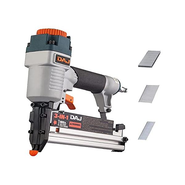 3-in-1エアー釘打ち機・grayblack 軽量3-in-1エアー釘打ち機 ・・Size:軽量3-in-1エアー釘打ち機・一台三役、サイズ：247mm×238mm×57mm、重さ：1.33 KG、空気圧範囲：4〜10キロ（0.4〜1.0...