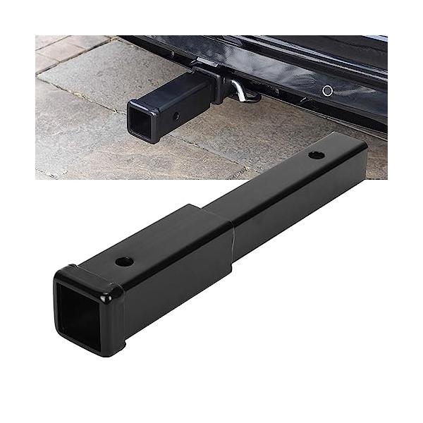 品質スチール素材ヒッチレシーバーは品質スチール製で、ブラックパウダーコーティング仕上げで防塵・耐腐食性が良く、安全性と耐久性をさらに高めています。・2インチレシーバー ヒッチレシーバーエクステンダーは、2インチ×2インチの角管開口部で、最大...