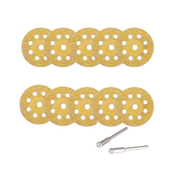 インダストリアルゴールド/DT10PSDUOKONG22HM/JGSMLDT・Size:DT10PSDUOKONG22HM・ダイヤモンドカッター内容ダイヤモンドカッター× 10枚 22mm軸×2本。・ダイヤモンドカッターダイヤモンド切削ホイ...