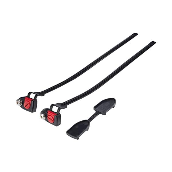 ボトルケージ取付バンド・ブラック  0123301・締め付け機構は台座と一体になっており、25mm-70mmのパイプであれば基本的にどこにでも増設することが可能・取り付け可能サイズ：径25-70mm・すべり止めゴム付き