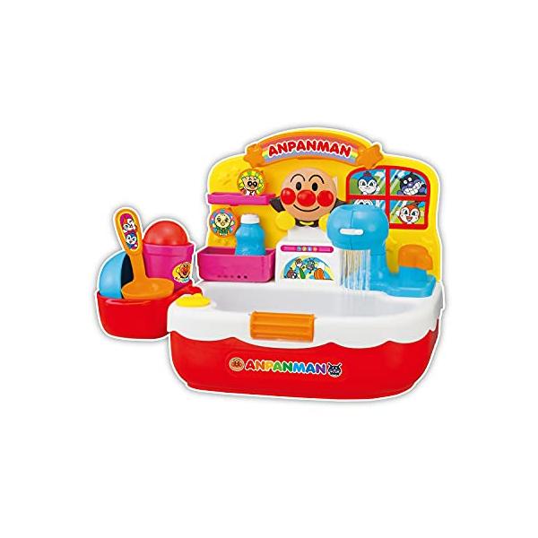 ・レッド ?18×25×21cm 4971404319448・・PatternName:単品・バスタブのフチに置いて遊べるシンク型の電動バストイです。・タンクから水をくみ上げ循環式シャワーが出たり、スイッチの切り替えで噴水にも・コップ、お皿...