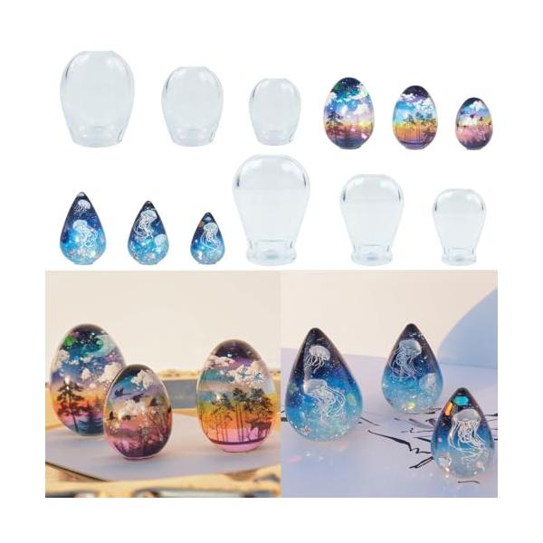 D/-/-・Color:D・商品について-40℃から+230℃までの耐熱温度を持つ、シリコンモールドのセットです。・セット内容美しい卵形としずく形のシリコンモールドが6個入っています。大・中・小の3つのサイズがあります。・使いやすさ小さいサ...