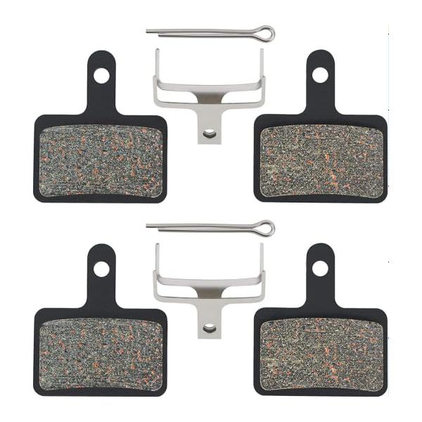 ・くろいろ 1 ・製品内容製品は2セットの自転車ディスクブレーキ片を含み、スプリングクリップを含む。ブレーキの手触りが良くて、異響なくて。・上質素材樹脂半金属、良質の樹脂繊維と銅繊維を用いて製造されて、高トン数で押さえ込んでできて、高密度で...