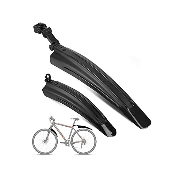 ブラック/-/-・Color:ブラック・?? 超耐圧力素材：超耐圧力 PVC 素材でよくできています。割れたり錆びたりしません。非常に柔らかく、ランダムに曲げたりホイップしたりできます。・?? 清潔に保つ 泥や雨の中のドライブの必需品。マッ...