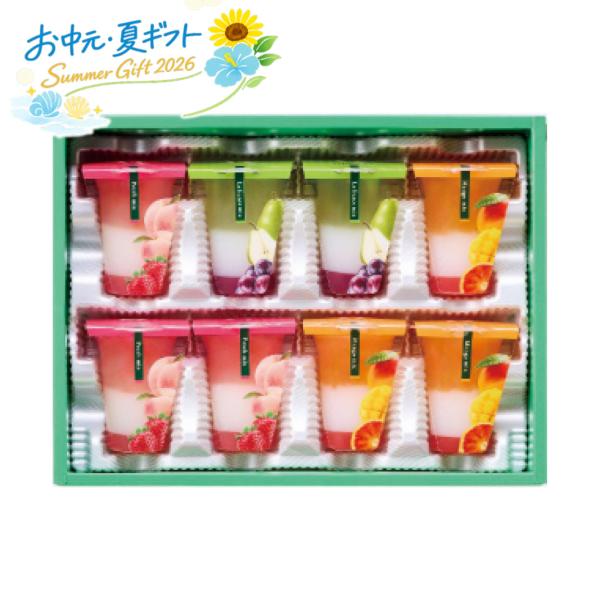 「とろける食感と変化する味わいをあなたへ」ひととえ3層デザートジュレパフェ 〜国産フルーツ入り〜＜おすすめポイント＞1.国産フルーツ入りの華やかな味わいで特別感を演出2.ヨーグルト風ゼリーとわらび餅の異なる食感が楽しい3.手作り感ある贅沢ス...