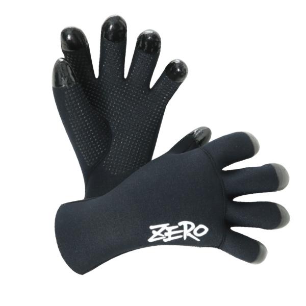 指先ディッピング／掌エンボス加工の使いやすいグローブ流氷ダイビングでも使用される、【ZERO で一番暖かいグローブ】の サーモグローブシリーズ。生地に厚みがある為、軽く内側に湾曲するように製作、 手に力が入っていない状態の形に近づけることで...