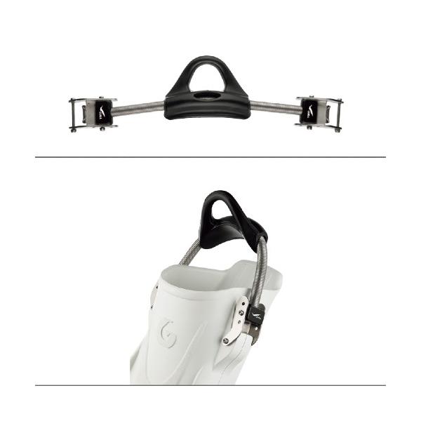 ○ スプリング材質：SUS304 （耐腐食性に優れています）長さ調節が可能で着脱性が向上したGT専用スプリング・ 最大4cmの長さ調整が可能で、自分にピッタリなサイズに合わせることでフィンに確実に力が伝わりよりパフォーマンスが向上します。・...