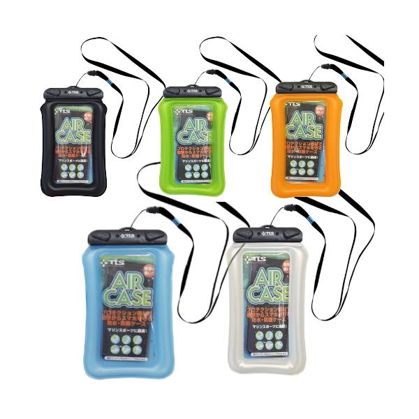 【TLS AIR CASE｜防水エアケース 】特殊製法のエアブリッジで内容物を守る小物入れ。海水浴やプールで大活躍する防水ケース。ネックストラップ付き■ サイズ（目安）外寸： 縦 225mm × 横 125-130mm■ 収納可能 例カード...