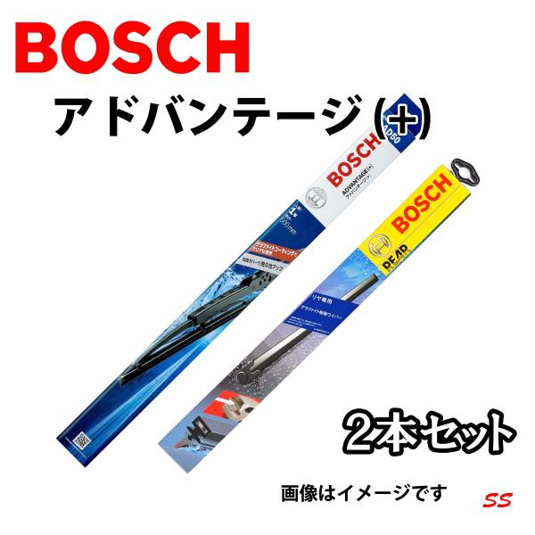 フロント Advantage(+)380mm AD38リヤ リヤワイパー 400mm H410合計2本