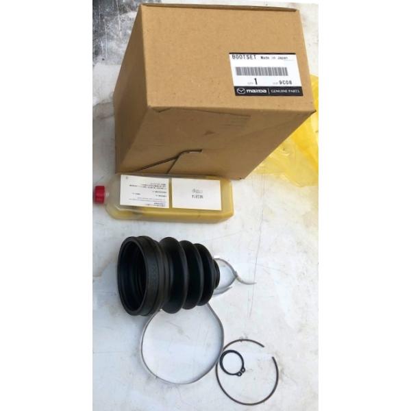 マツダ純正新品部品になります。経年劣化リフレッシュに！リア ドライブシャフトブーツキット新品未使用品です。適合車種：ユーノスロードスター NA6CE  爆買