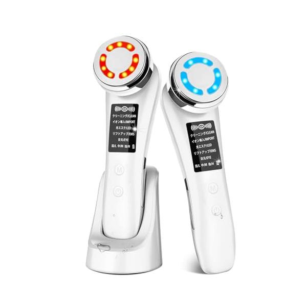 ※【Munyday商標登録番号：6444482】【多機能温熱美顔器】8つesute機能を備えて、自用だけでなくプレゼントにも最適な美顔器です。特に秋冬の候でもお肌に対応できる多機能美顔器は家の中で気軽に美容できます。軽量で持ち運びやすいので...